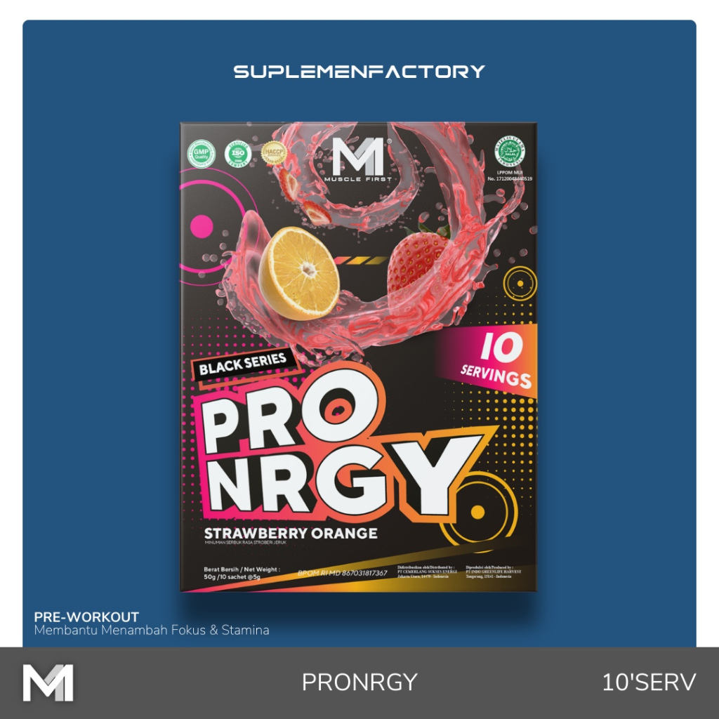 Jual Muscle First Pro Nrgy 10 Sachet Pre Workout M1 | Shopee Indonesia