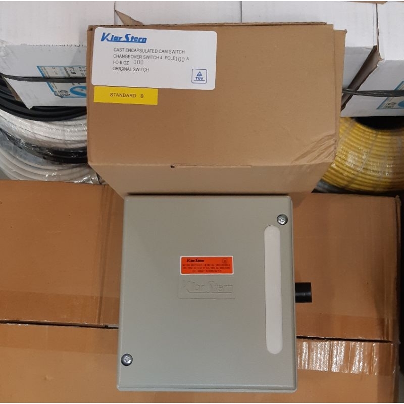 Jual KLAR STERN CHANGE OVER SWITCH COS CAM SWITCH GZ-100 4P 100A ON-OFF ...