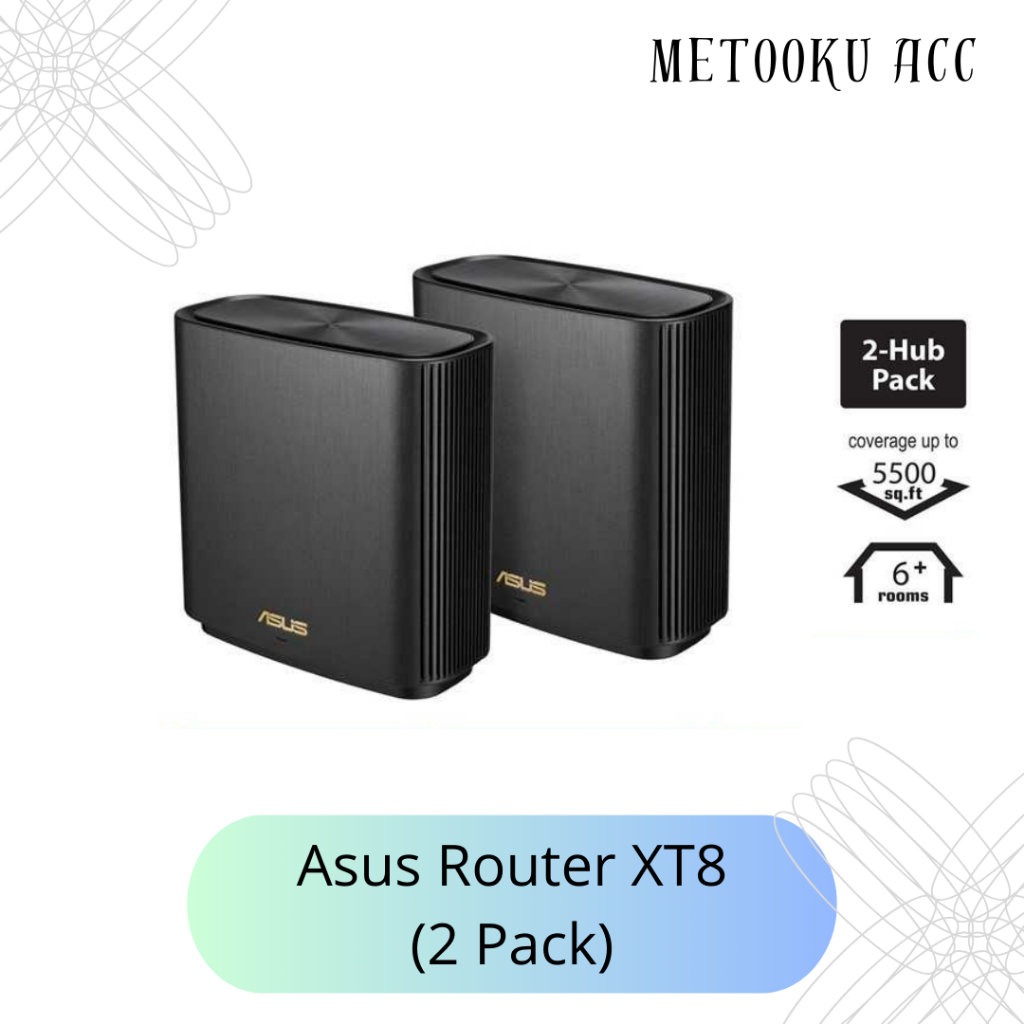 Jual Asus XT8 (2 Pack) ZenWiFi AX-6600 Whole-Home Tri-Band Mesh WiFi 6 ...