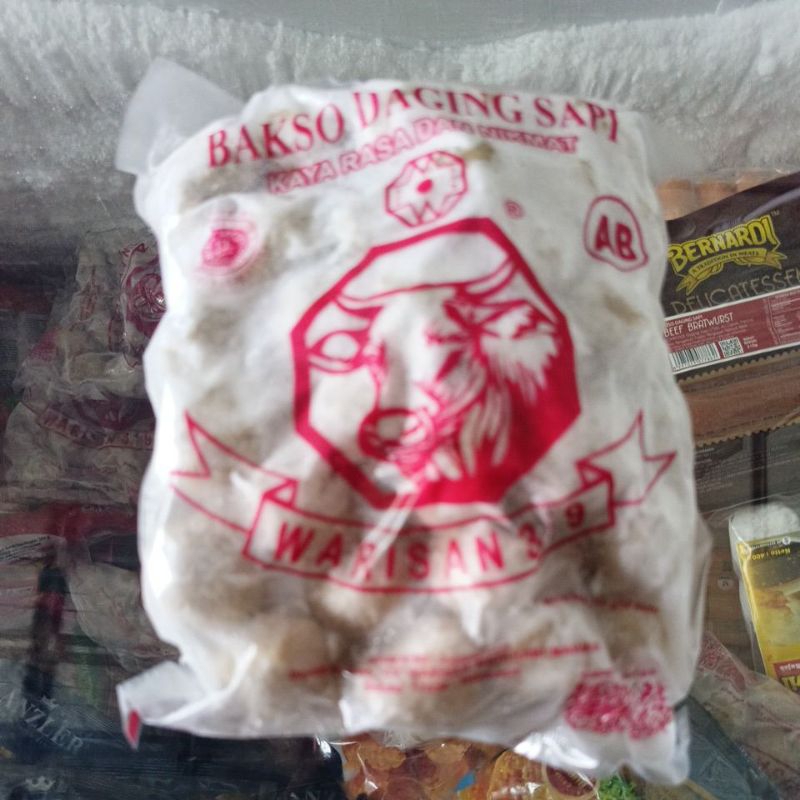 Jual BAKSO WARISAN 319 AB 50 BASO DAGING SAPI Isi: 50 pcs | Shopee ...