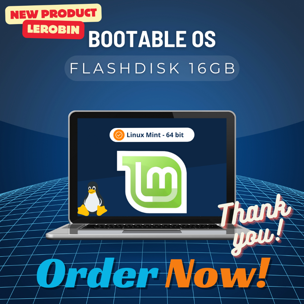 Jual Installer Flashdisk OS Bootable Linux Mint | Shopee Indonesia