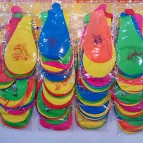 Jual Balon Rentengan isi 10 bungkus| balon bulat| balon panjang ...