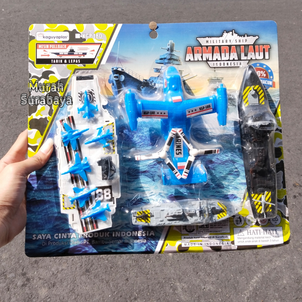 Jual Mainan Military Ship Kapal Induk Pesawat Mesin Pull Back KGP 180 | Mainan Kapal Perang Dan ...