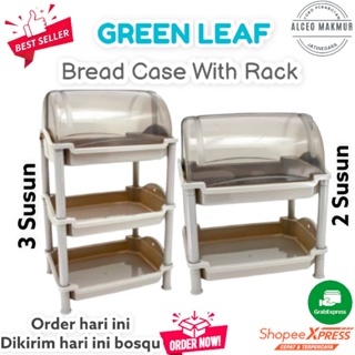 Jual Rak Roti Susun 2 Susun 3 / Tempat Roti / Tempat Makanan / Bread ...