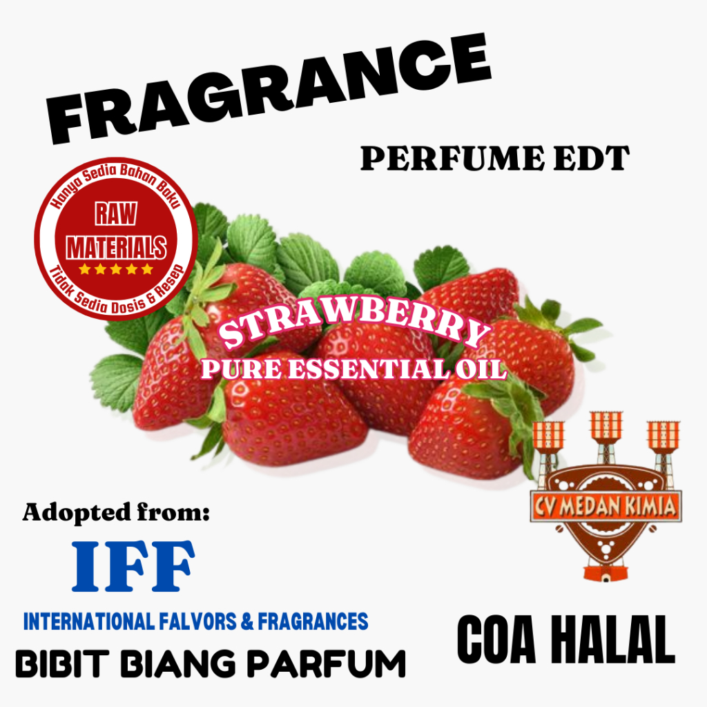 Jual Bibit Parfum IFF Aroma Strawberry 100ml / Minyak Wangi Biang IFF ...