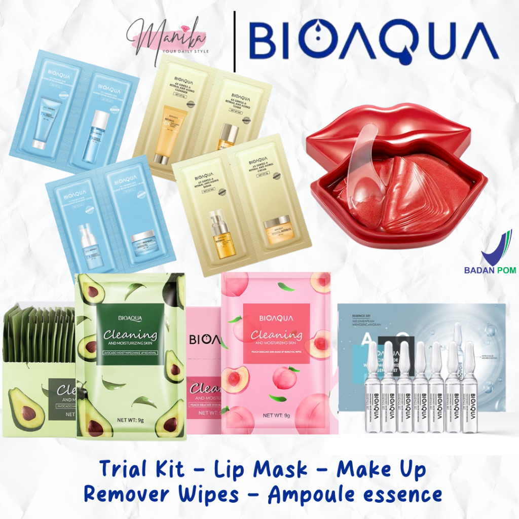 Jual Bioaqua Travel Size Trial Kit 7X Ceramide 377 Symwhite 6x Gentle-A ...