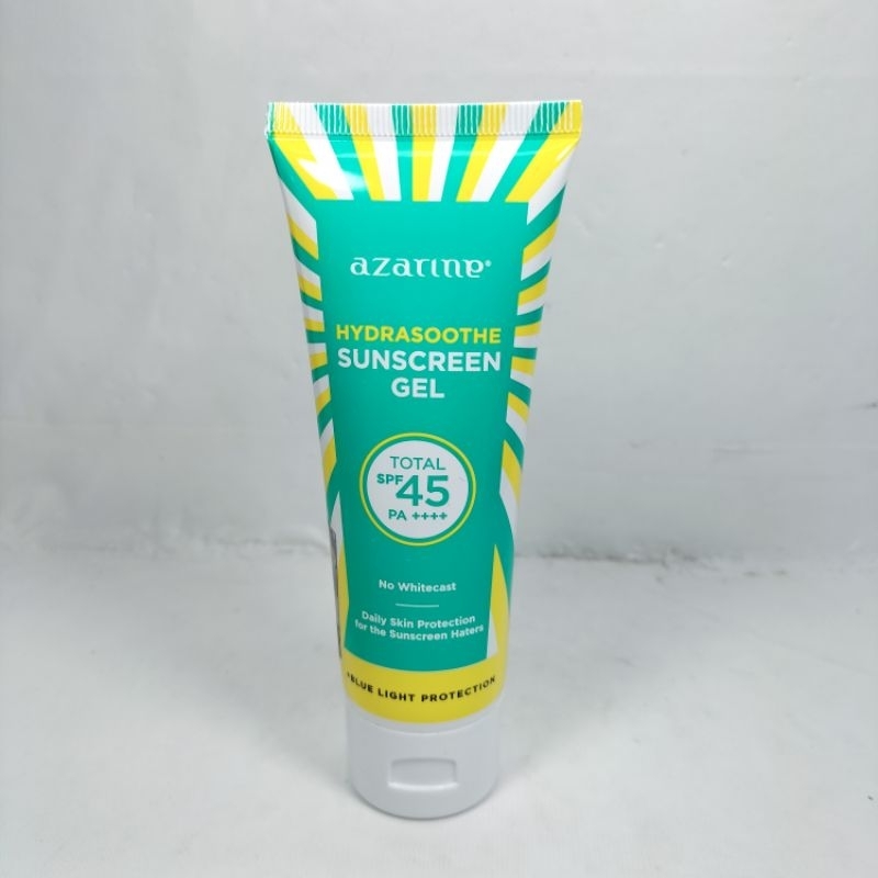 Jual Sunscreen Gel Hydrasoothe azarine SPF 45 PA+(50ml) | Shopee Indonesia