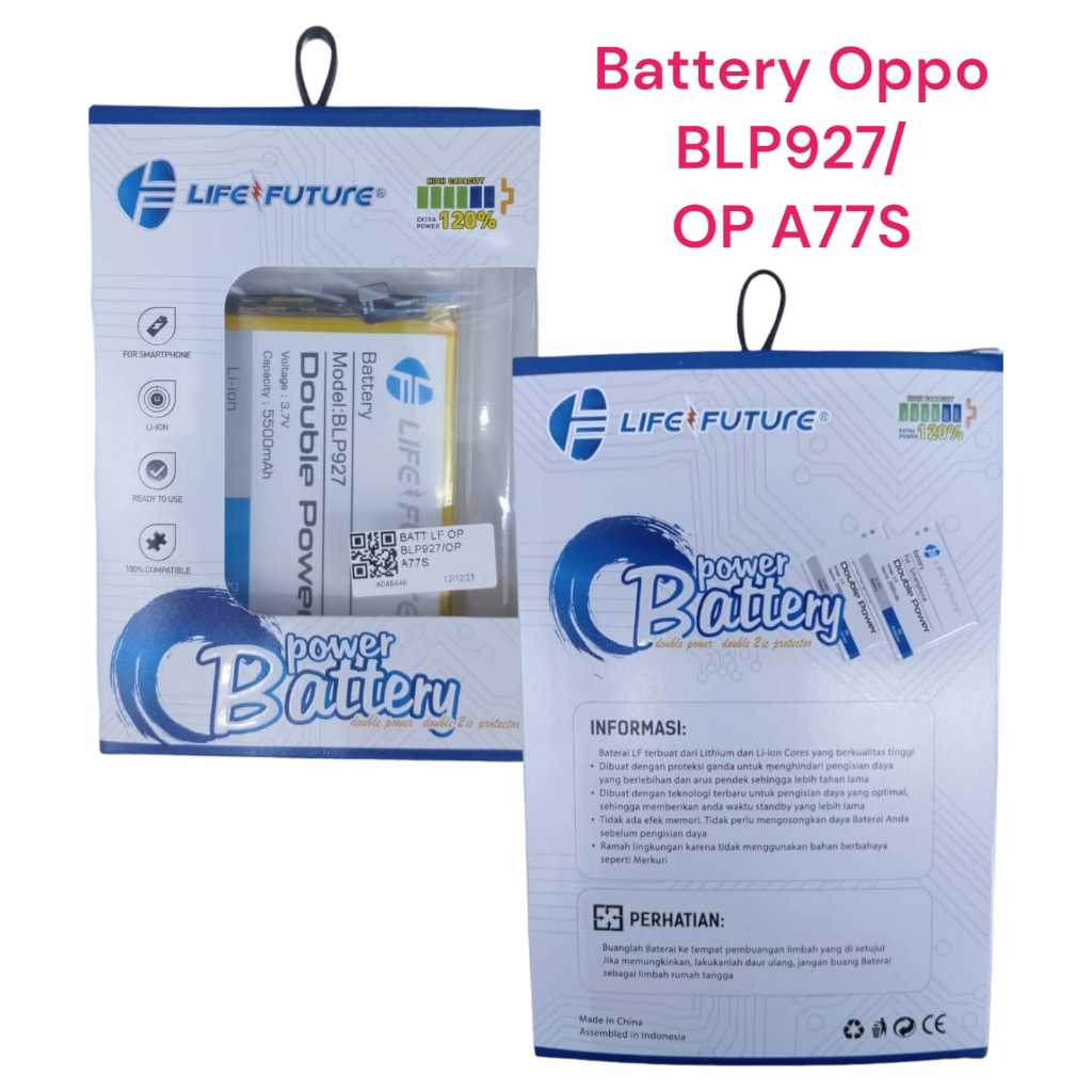 Jual BATTERY OPPO BLP927/OP A77S | Shopee Indonesia
