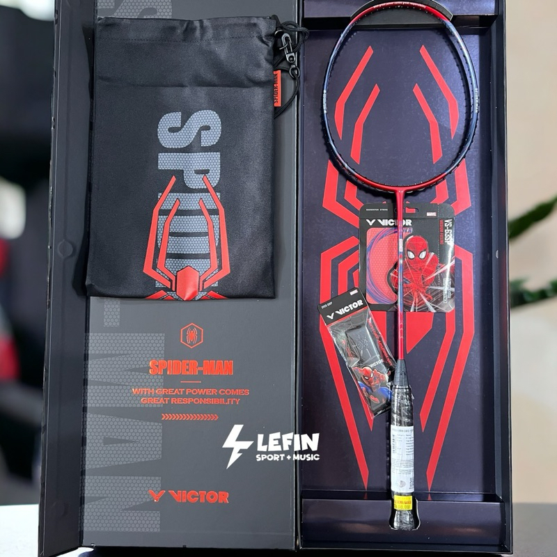 Jual Raket Badminton Victor Spiderman Limited Series GB | Shopee Indonesia