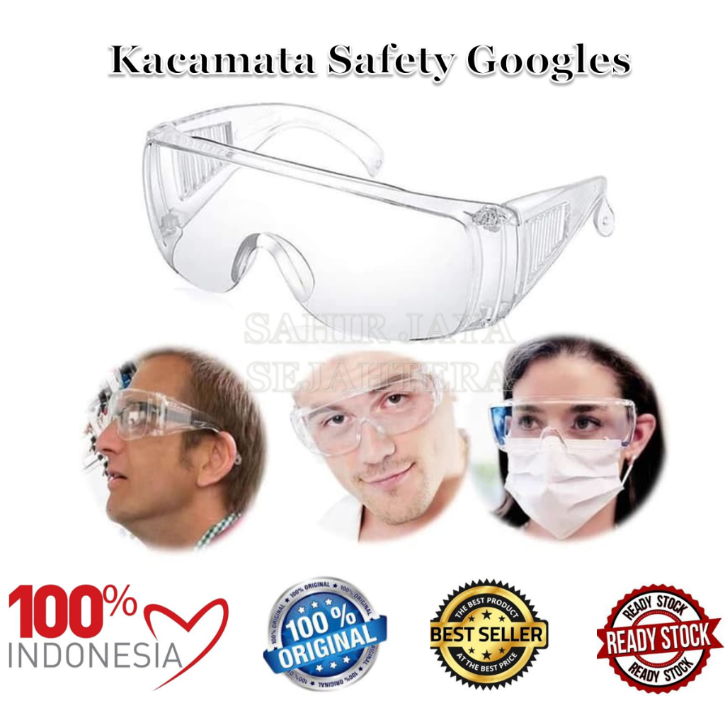 Jual SAFETY GOOGLES PLASTIK GOOGLE SAFETY Kacamata Medis | Shopee Indonesia