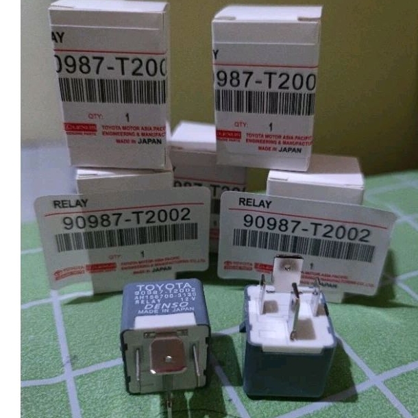 Jual Relay Lampu Headlamp 12V Kaki 4 90987-T2002 Toyota Innova Avanza ...