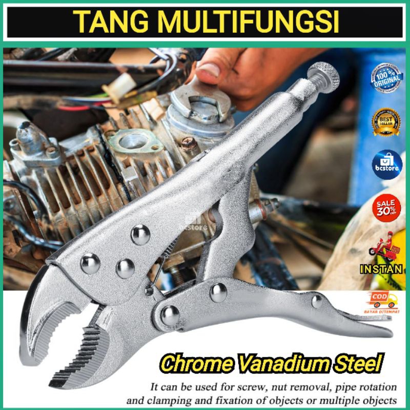 Jual Tang Multifungsi Locking Pliers Ground Mouth Lock 5 Inch Vise Grip ...