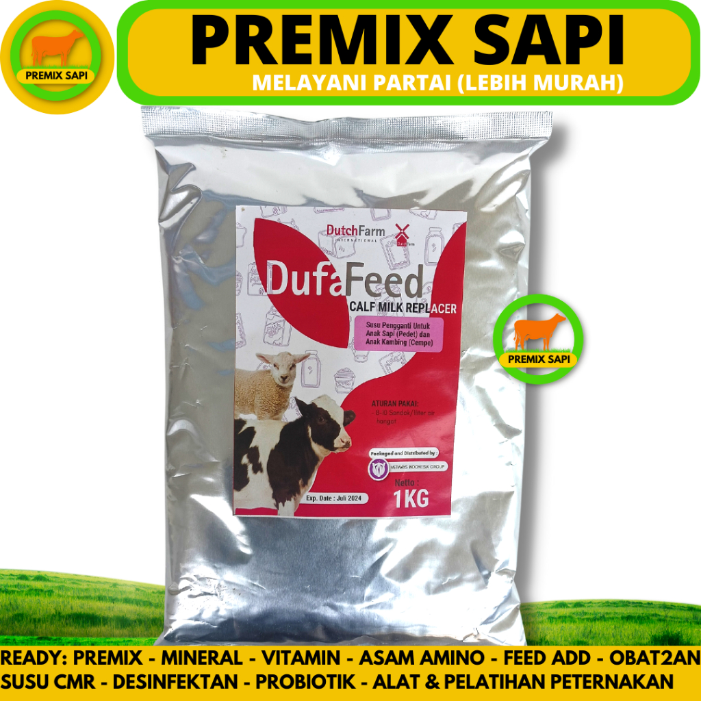 Jual SUSU DUFA FEED 1KG - Dufafeed Susu Pengganti Induk Sapi Kambing Domba Anti Mencret - Susu ...