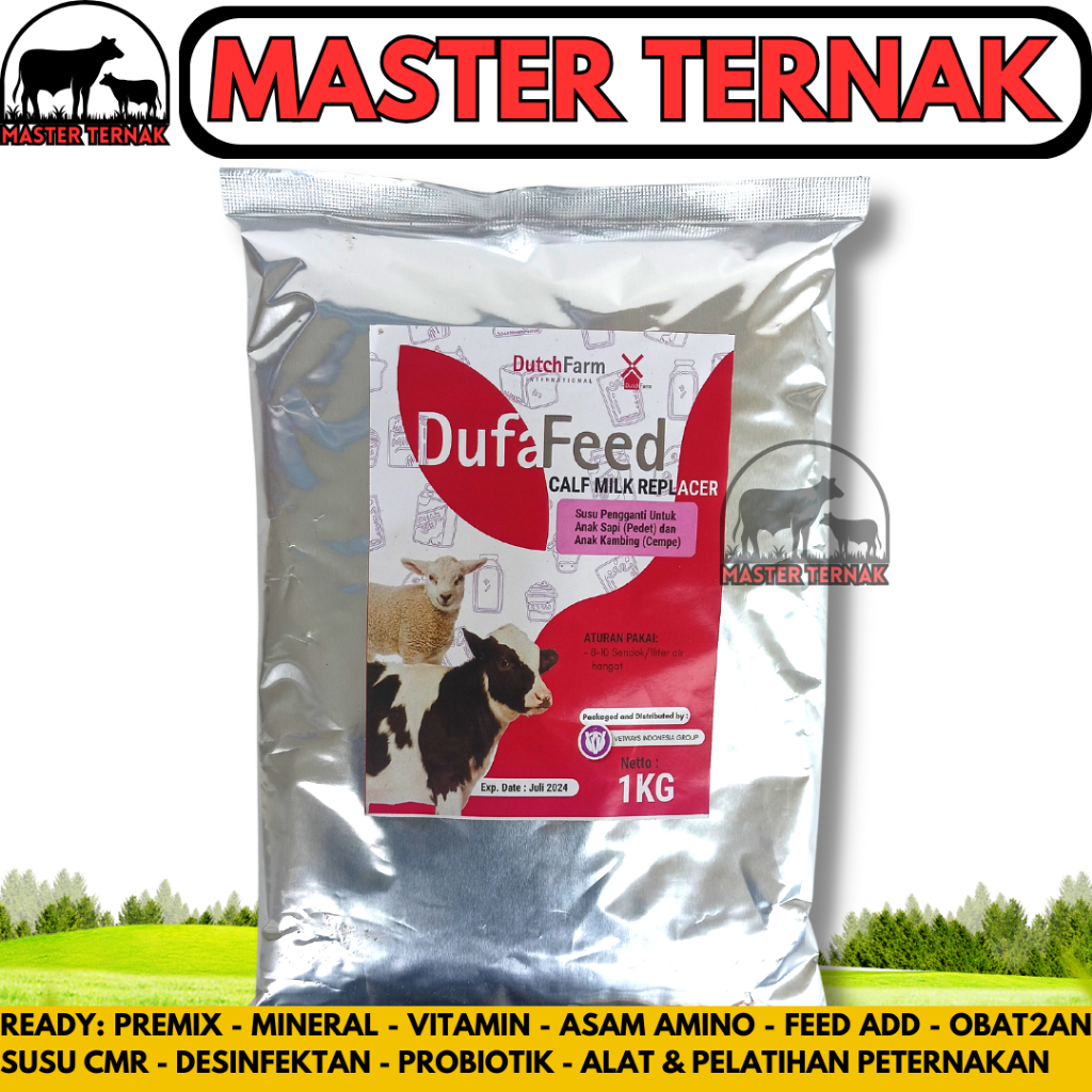 Jual SUSU DUFA FEED 1KG - Dufafeed Susu Pengganti Induk Sapi Kambing Domba Anti Mencret - Susu ...