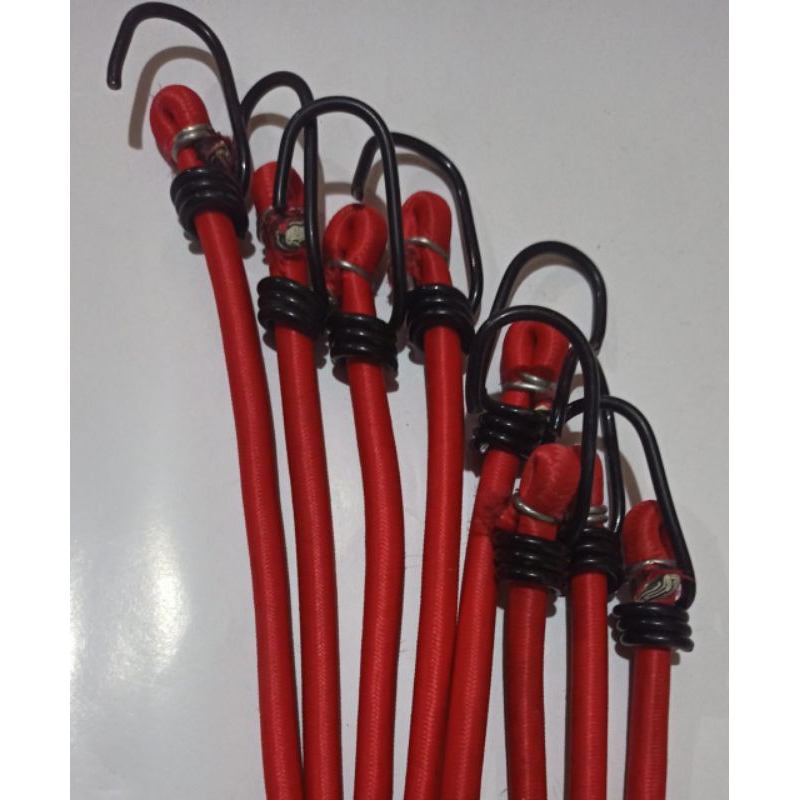 Jual TALI BAGASI MOTOR MERAH 150CM /TALI PENGIKAT BARANG/TALI TROLI ...