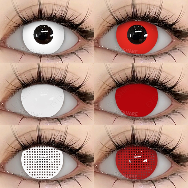 Jual (COD)-Eyeshare Cosplay Lensa Kontak Softlens Berwarna Hallowen ...