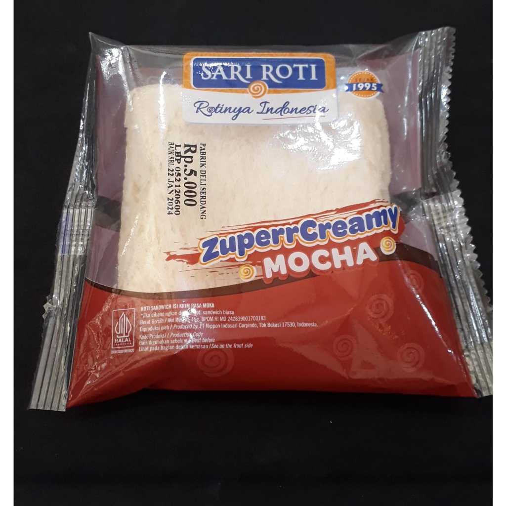 Jual SARI ROTI ZUPERR CREAMY MOCHA 45G | Shopee Indonesia