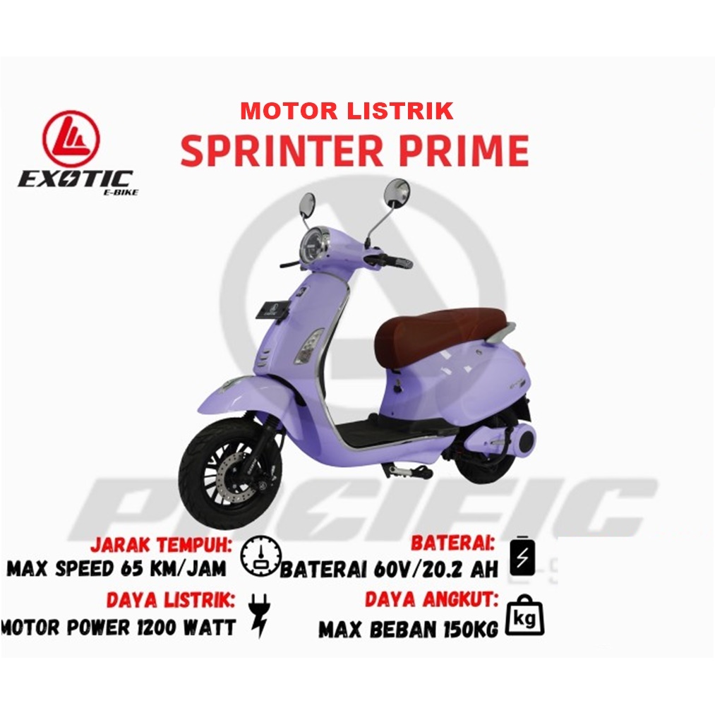 Jual MOTOR LISTRIK ELECTRIC MOTOR EXOTIC SPRINTER PRIME ORIGINAL ...