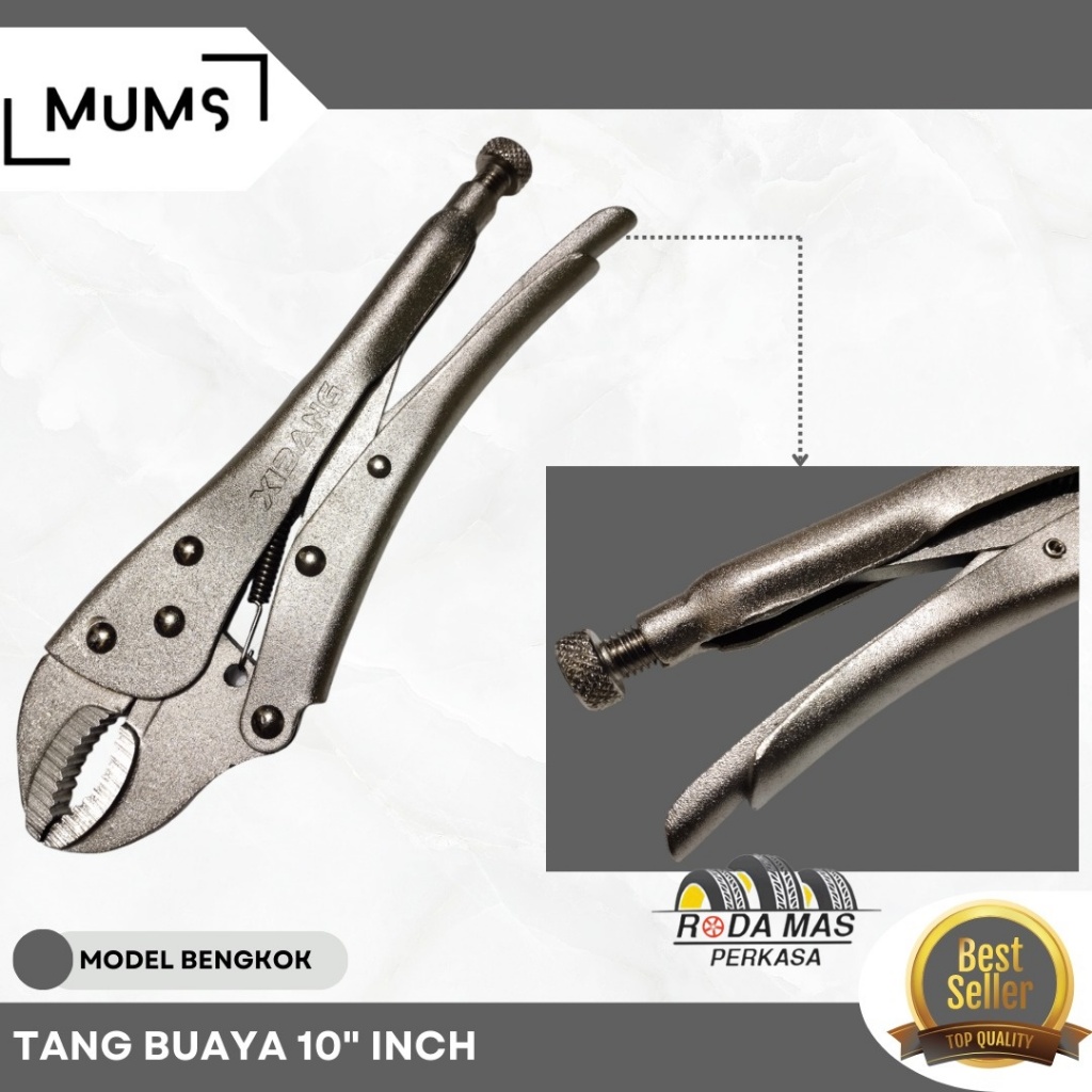 Jual TANG BUAYA BENGKOK 10 INCH / TANG BUAYA / TANG JEPIT CAMEL RMP ...