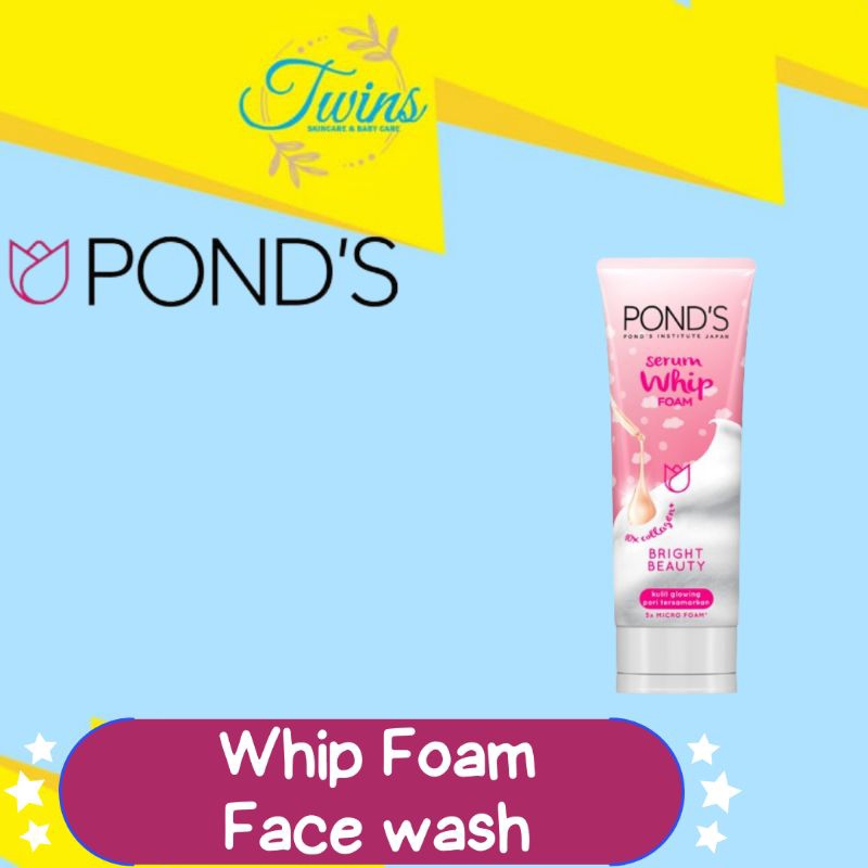 Jual POND'S SERUM WHIP FOAM BRIGHT BEAUTY (100GR) | Shopee Indonesia