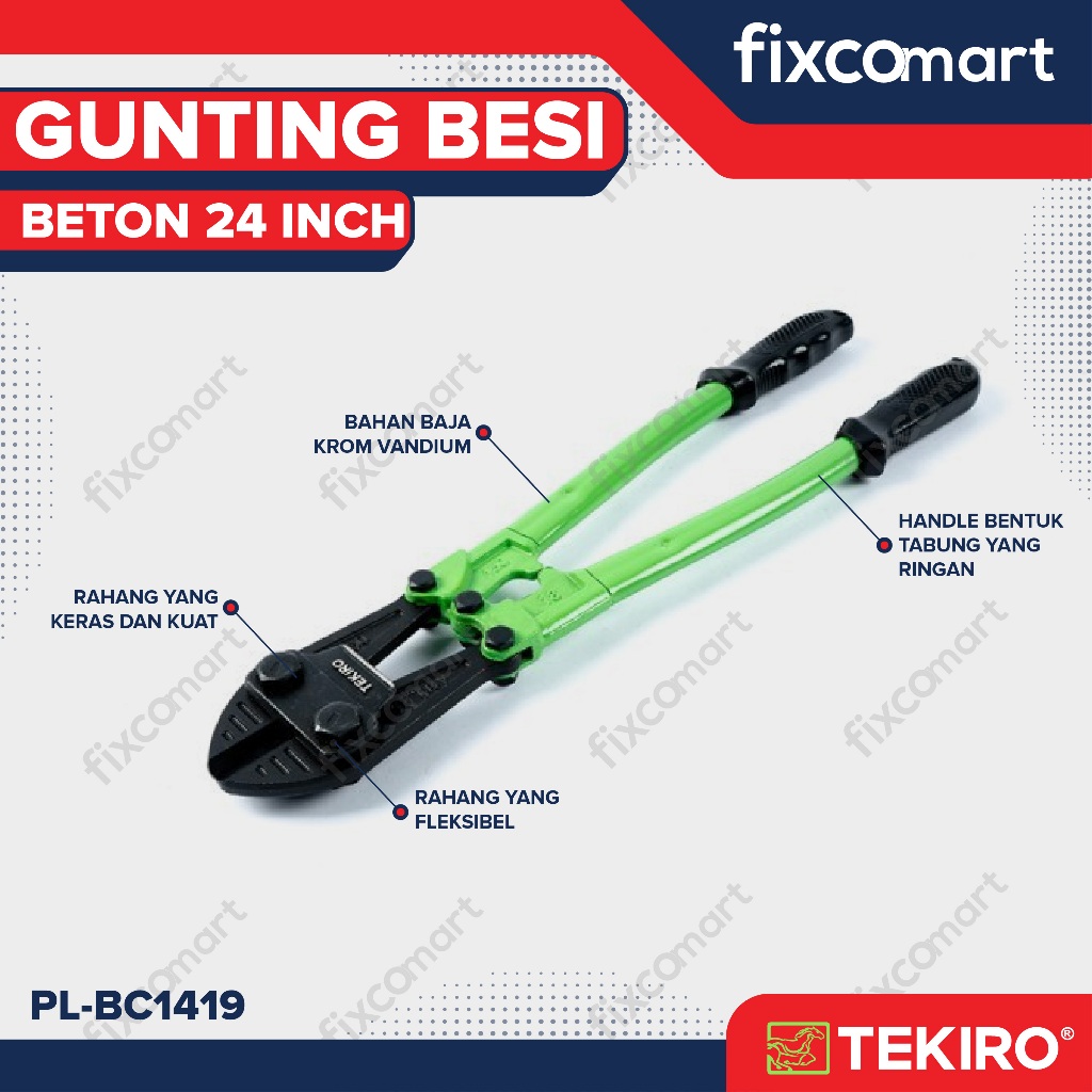 Jual Tekiro Bolt Cutter 24 Inch /Gunting Potong Besi Beton | Shopee ...