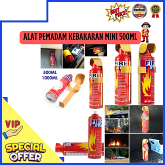 Jual Alat Pemadam Api Mini Ringan Mobil / Apar Mobil Mini 500 Ml / Alat ...