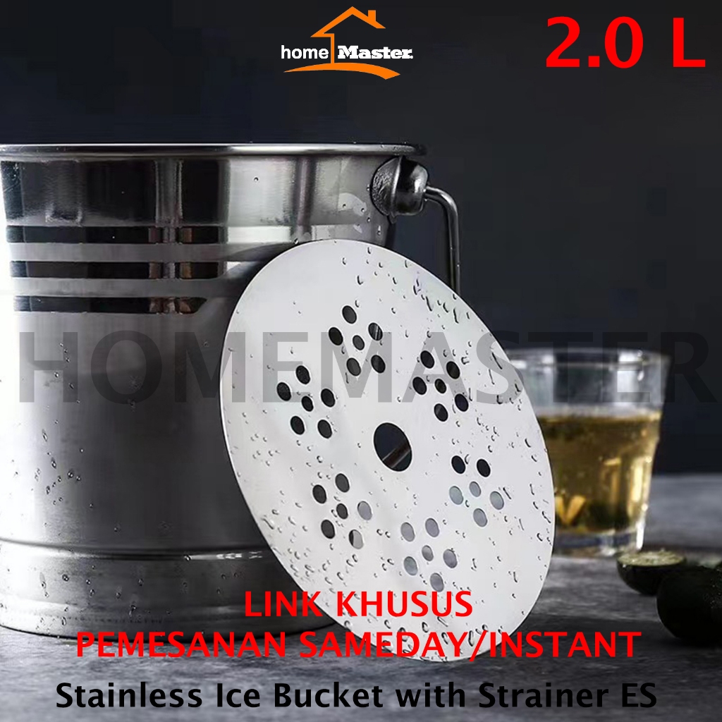 Jual GO Ember/Bucket Es/Ice/ICE BUCKET Stainless Strainer 2L ES20S ...