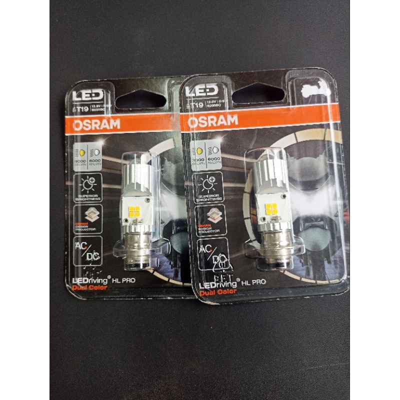 Jual Bohlam LED Lampu Depan Osram AC DC Motor Bebek Universal Beat FI ESP Street Pop Vario Mio J ...