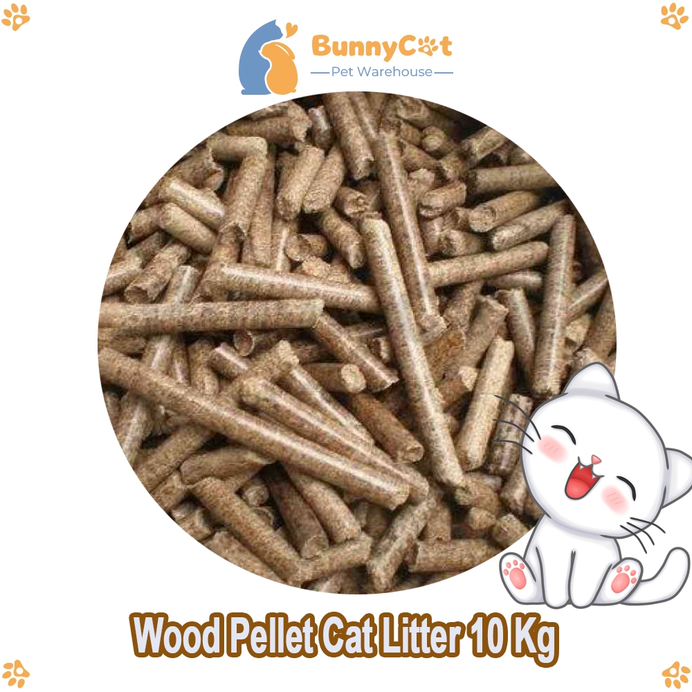 Jual Alas Kandang Kucing Kelinci Burung WOOD PELET 10 KG Alas Kandang ...