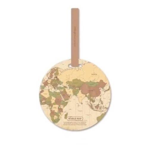 Jual World Map Luggage Tag Label Koper ( Koper Jadi Mudah Dikenal ...