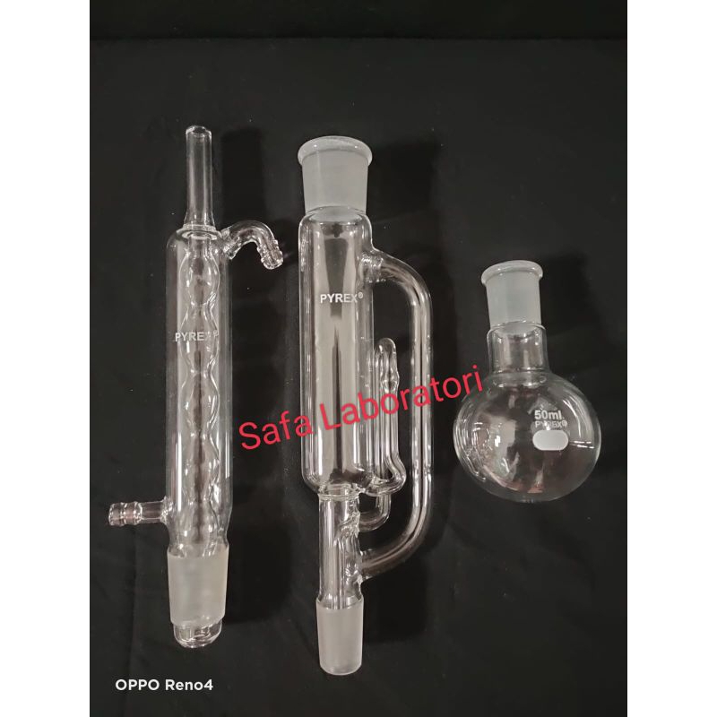 Jual Soxhlet Set 50ml Pyrex / Soxhlet Extractor 50ml Pyrex | Shopee ...
