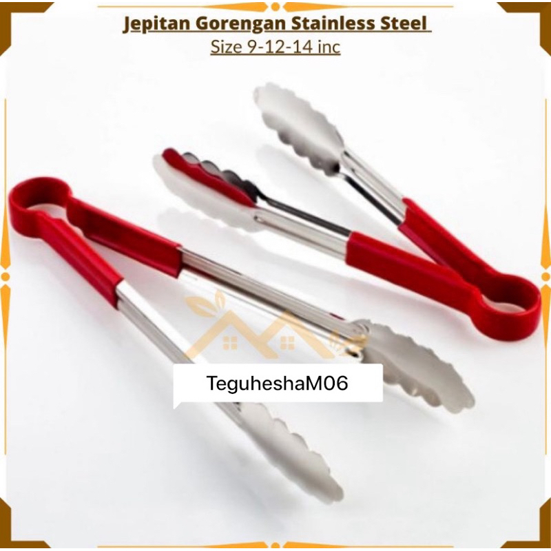 Jual Jepitan Makanan Penjepit Capitan Gorengan Stainless Steel Tebal ...