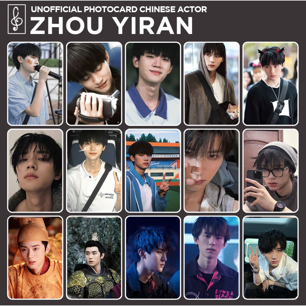 Jual [CHINESE ACTOR] PHOTOCARD ZHOU YIRAN SHEN JUAN ZHANG LURANG LIU ...