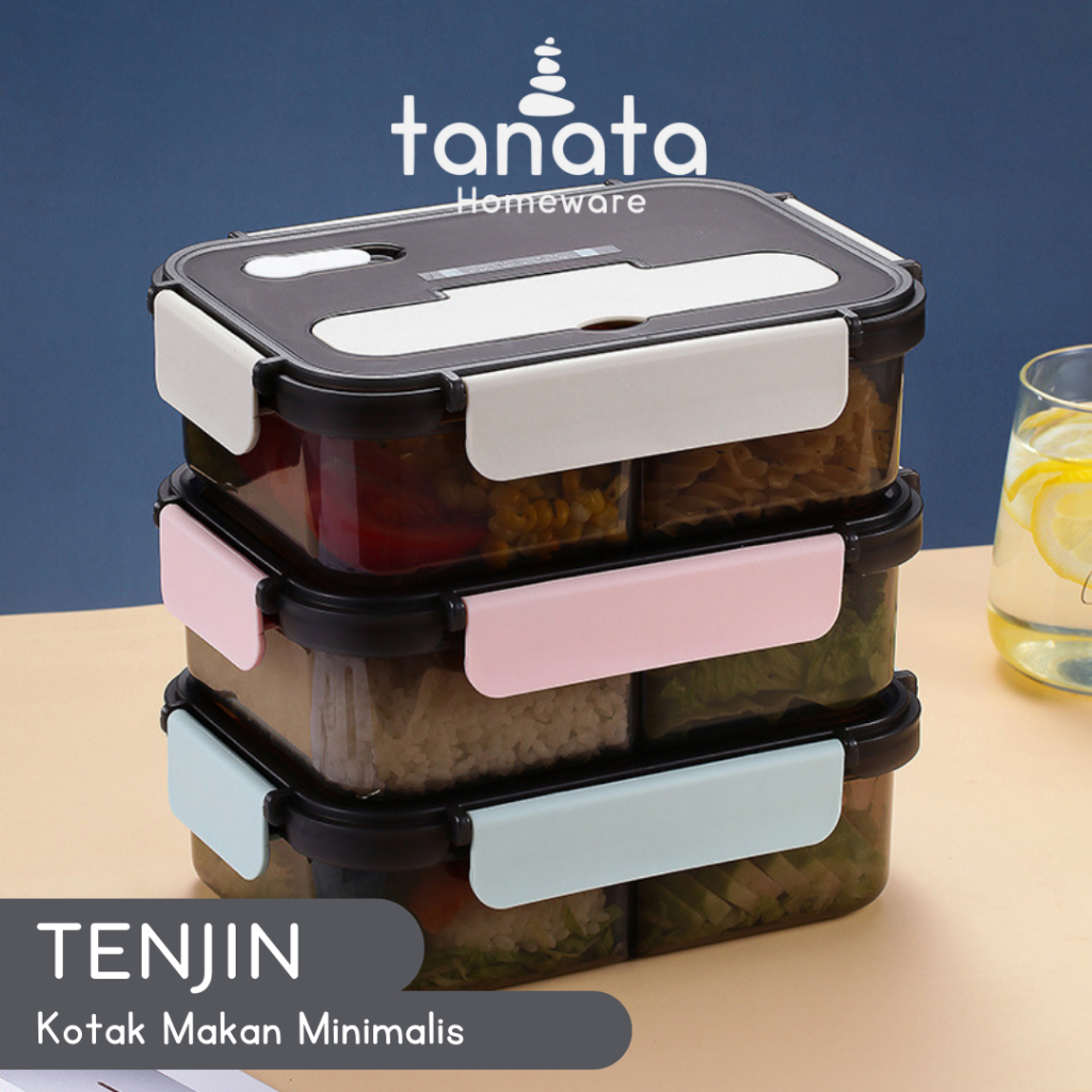 Jual 【TANATA】TENJIN Bento Box Makanan Simpel Tempat Makan Bekal ...