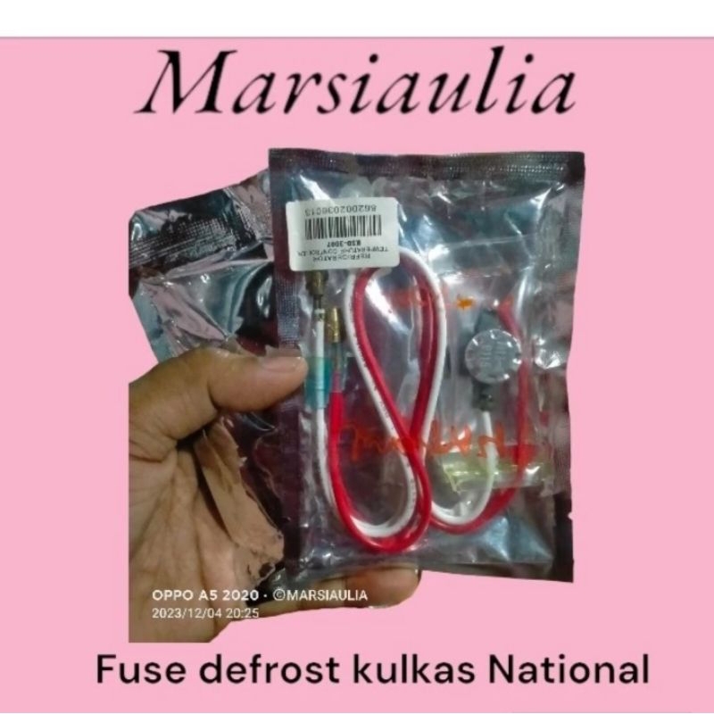 Jual Fuse defrost kulkas National fius bimetal defros nasional | Shopee ...