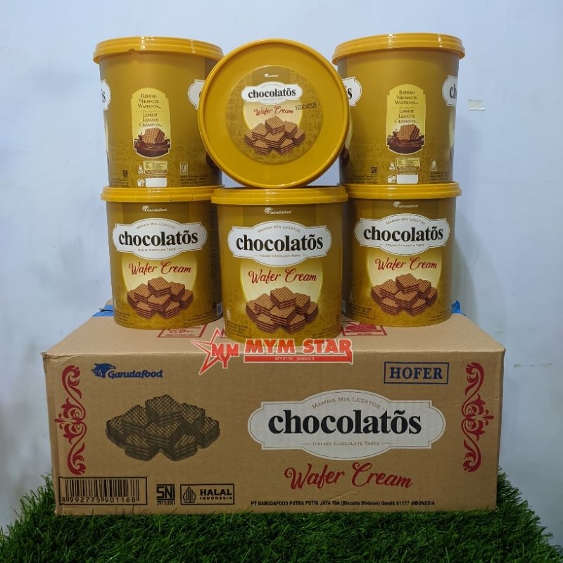 Jual (1 DUS) Chocolatos Wafer Cream Toples 6×300g | Shopee Indonesia