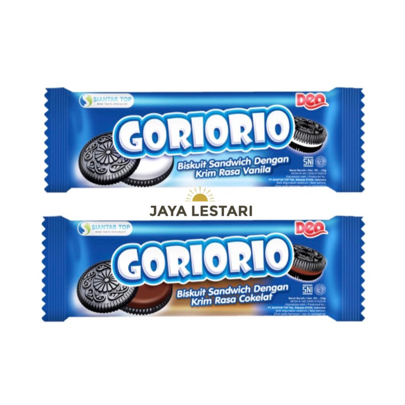 Jual Goriorio Biskuit Sandwich (23g) (2 Varian Rasa) | Shopee Indonesia