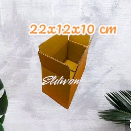 Jual Box kecil 22x12x10 cm kardus packing kardus kuat recycle | Shopee ...
