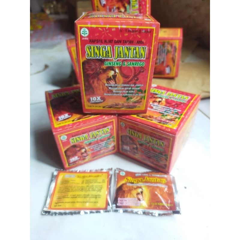 Jual SINGA JANTAN KAPSUL ORIGINAL | Shopee Indonesia
