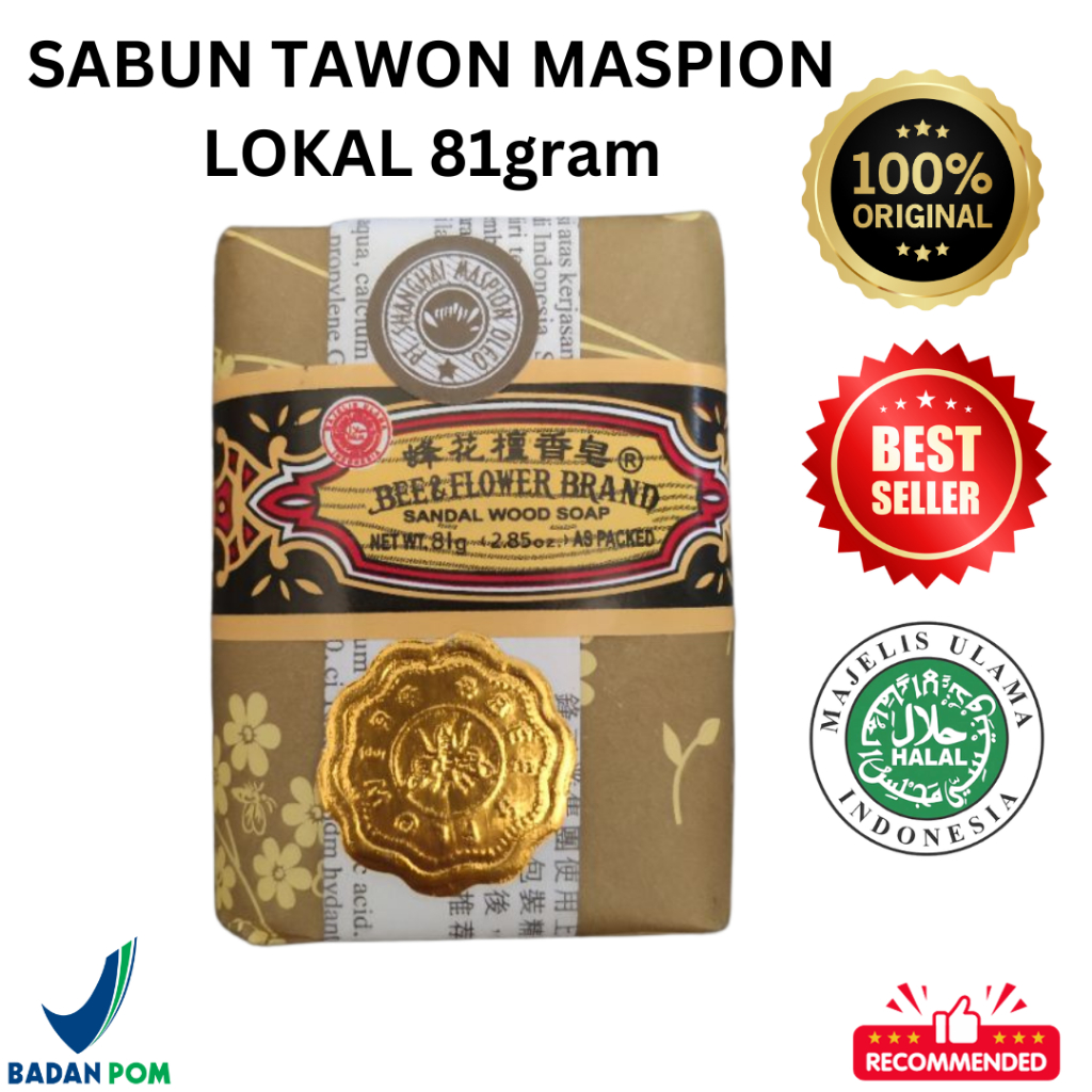 Jual Sabun Mandi Batang Bee & Flower Brand Soap / Sabun Tawon Maspion ...
