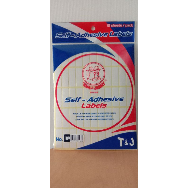 Jual Label/Stiker Self-Adhesive Tom&Jerry No.109 10 Sheet/Pack | Shopee ...