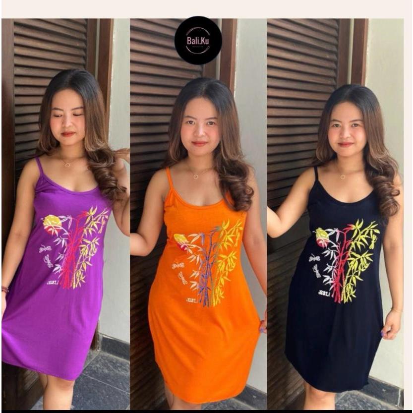 Jual Daster Tali Satu Sablon Bambu Bali | Shopee Indonesia