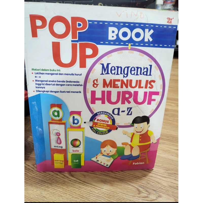 Jual Pop up Book seri angka dan huruf | Shopee Indonesia