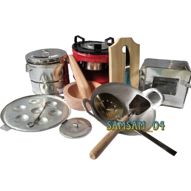 Jual Set alat masak masakan kompor sepirtus mini paket kumplit | Shopee ...