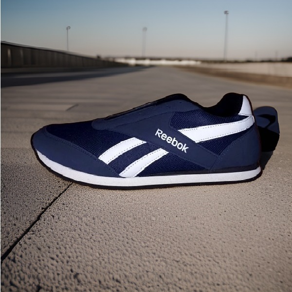 Jual SEPATU KETS OLAHRAGA TRAINER WAFFLE BIRU NAVY UKURAN BESAR JUMBO ...