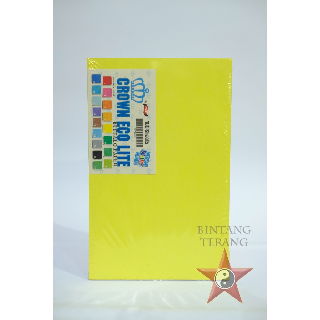 Jual Kertas Buffalo Crown Folio F4 Cover Jilid Sertifikat Manila Warna ...