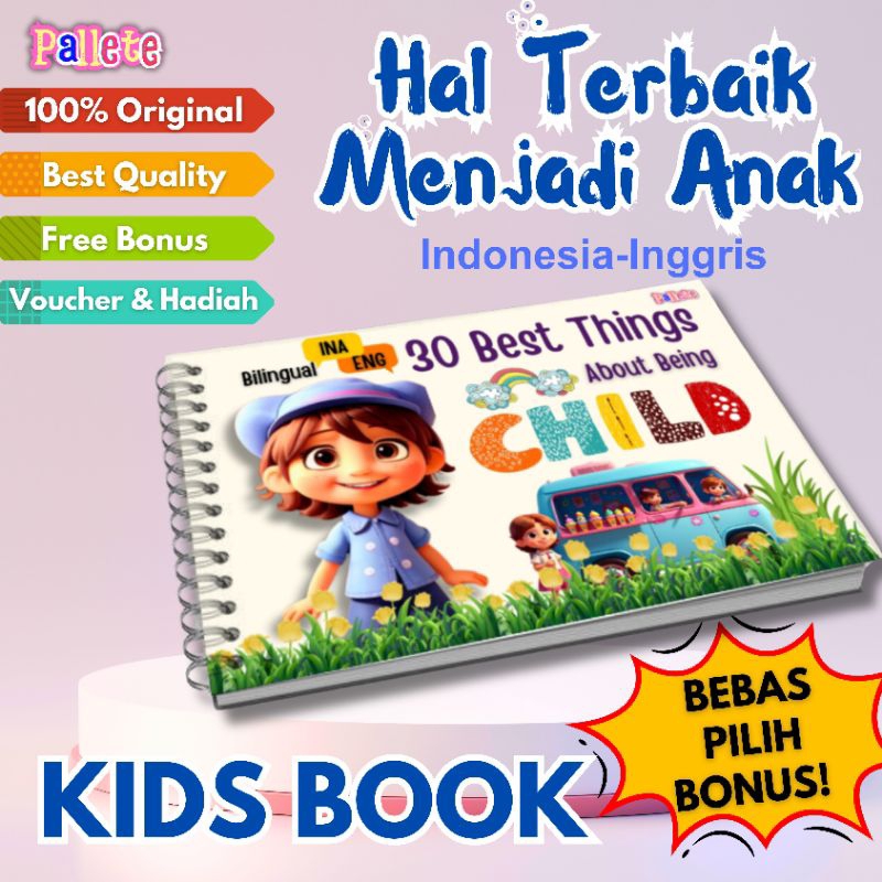Jual BUKU ANAK/ MAINAN EDUKASI/ BILINGUAL BOOK/ HAL TERBAIK MENJADI ...