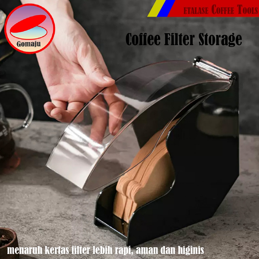 Jual Coffee Filter Holder Filter Paper Storage Tempat Kertas Saringan ...