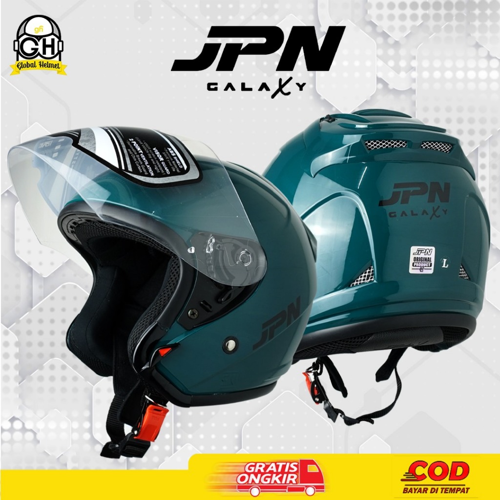 Jual HELM MOTOR HALF FACE STANDAR JPN GALAXY ORIGINAL SNI DEWASA HELM ...