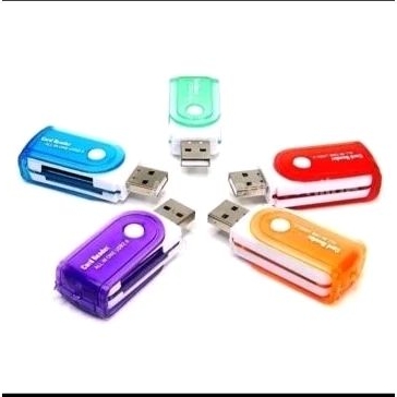 Jual USB Card Reader All IN One Multi Memory / 4 Slot Multi Converter ...